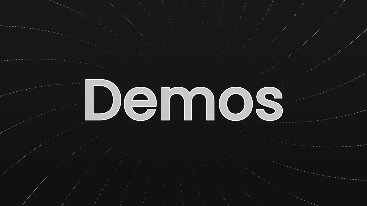 How did I build Demos: a high-level overview